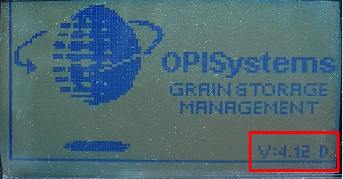 How do I check my StorMax monitor firmware version?