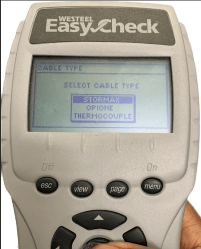 How do I program my Temperature or Moisture Cable with a StorMax Monitor?